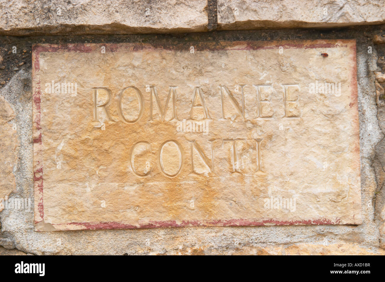 Vineyard. La Romanee Conti Grand Cru. Vosne Romanee, Cote de Nuits, d ...