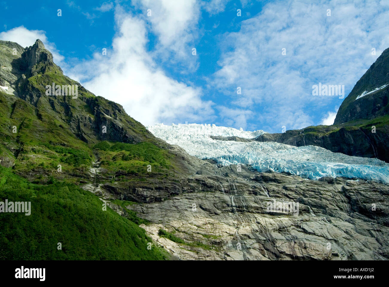 Boyabreen glacier.Jostedalsbreen National Park.Norway Stock Photo - Alamy