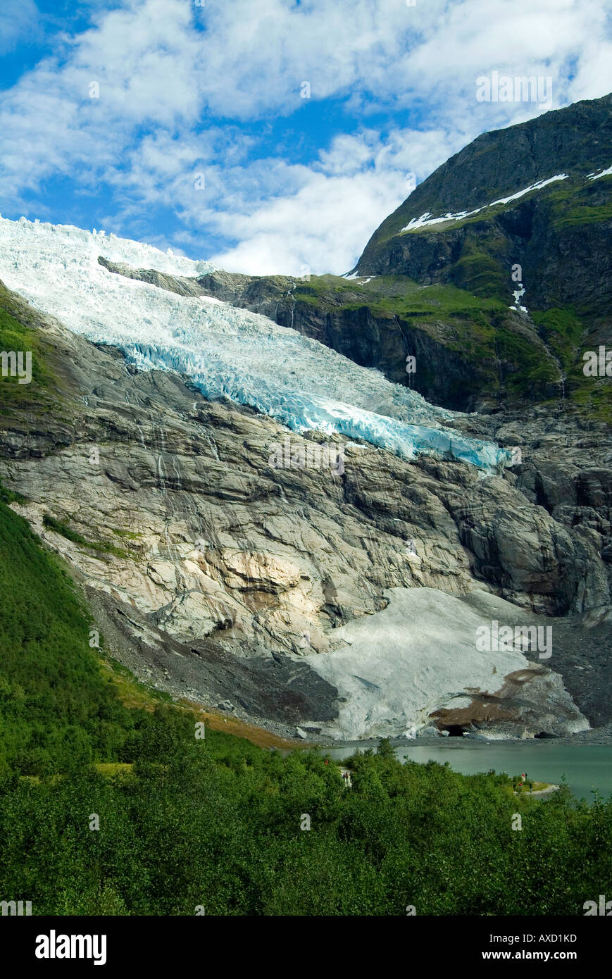 Boyabreen glacier.Jostedalsbreen National Park.Norway Stock Photo - Alamy