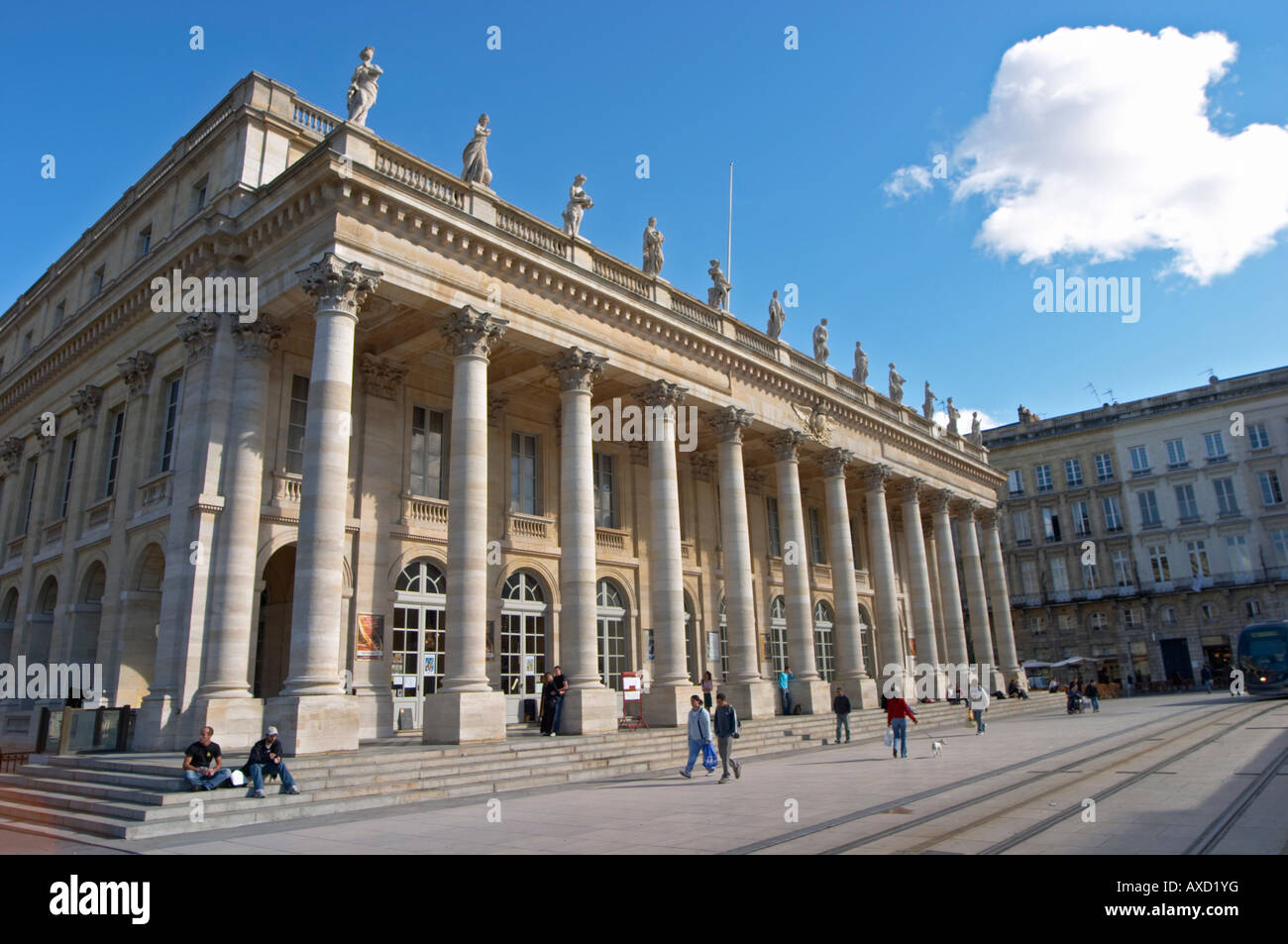 Le Grand Theatre theatre and opera house on Place De La Comedie ...