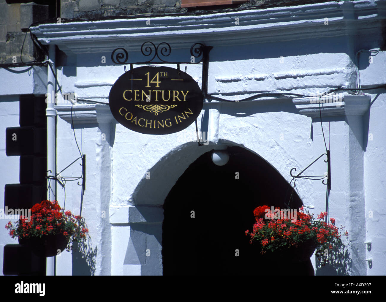 14th Century Coaching Inn Woodstock Oxfordshire Stock Photo - Alamy