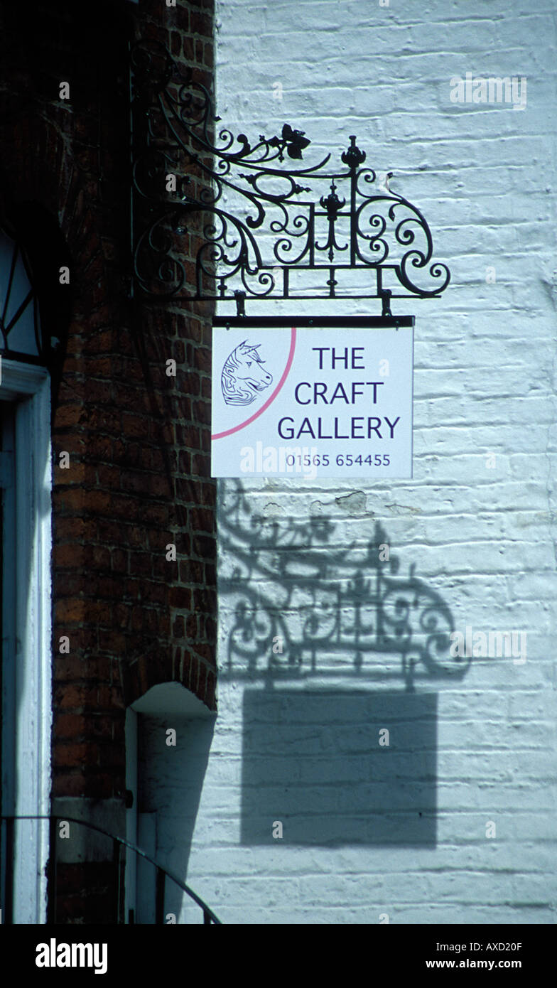 Craft Gallery sign Stock Photo - Alamy