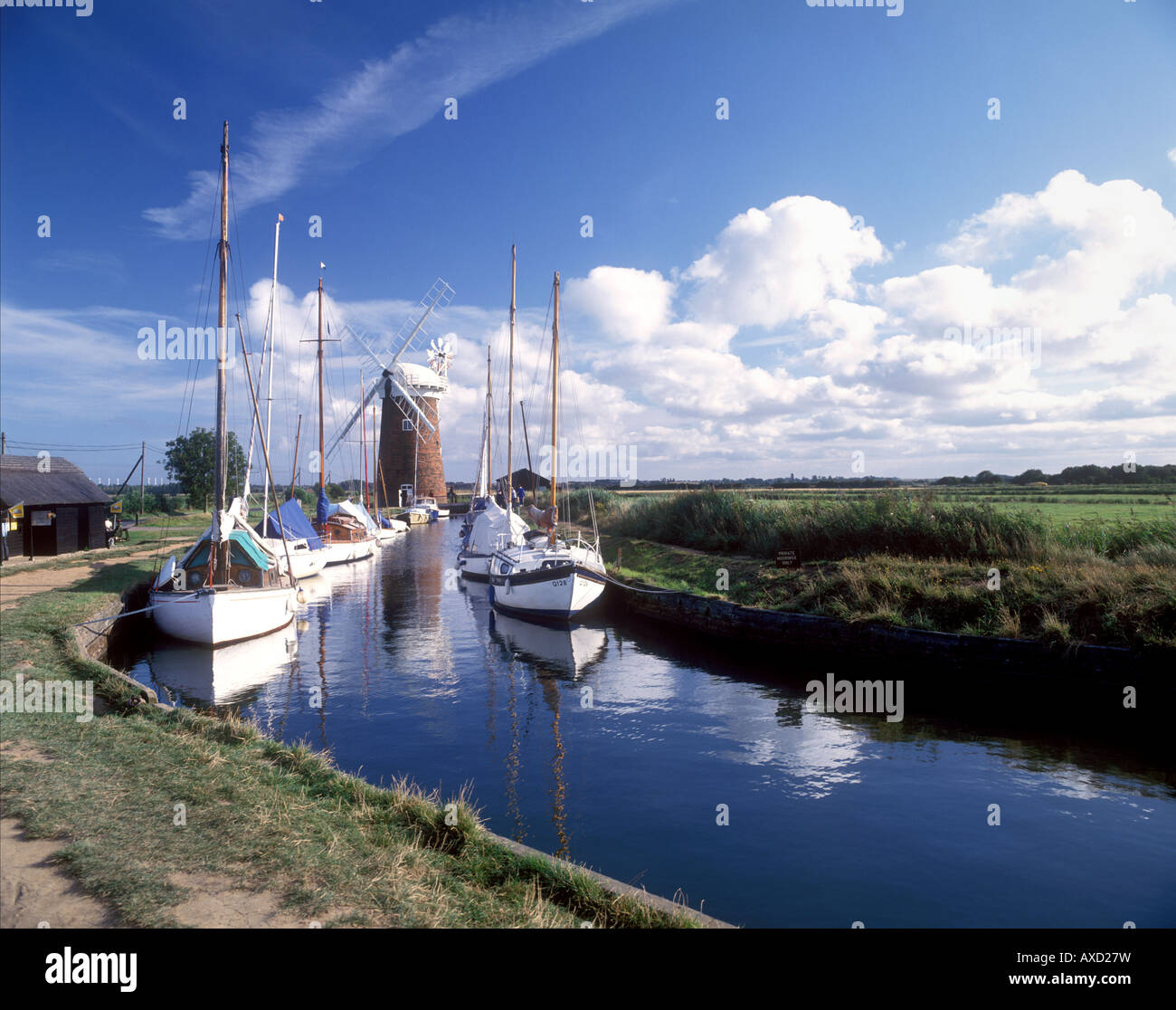 Horsey Mill - Perhaps the best known of the Norfolk Broads windmills ...