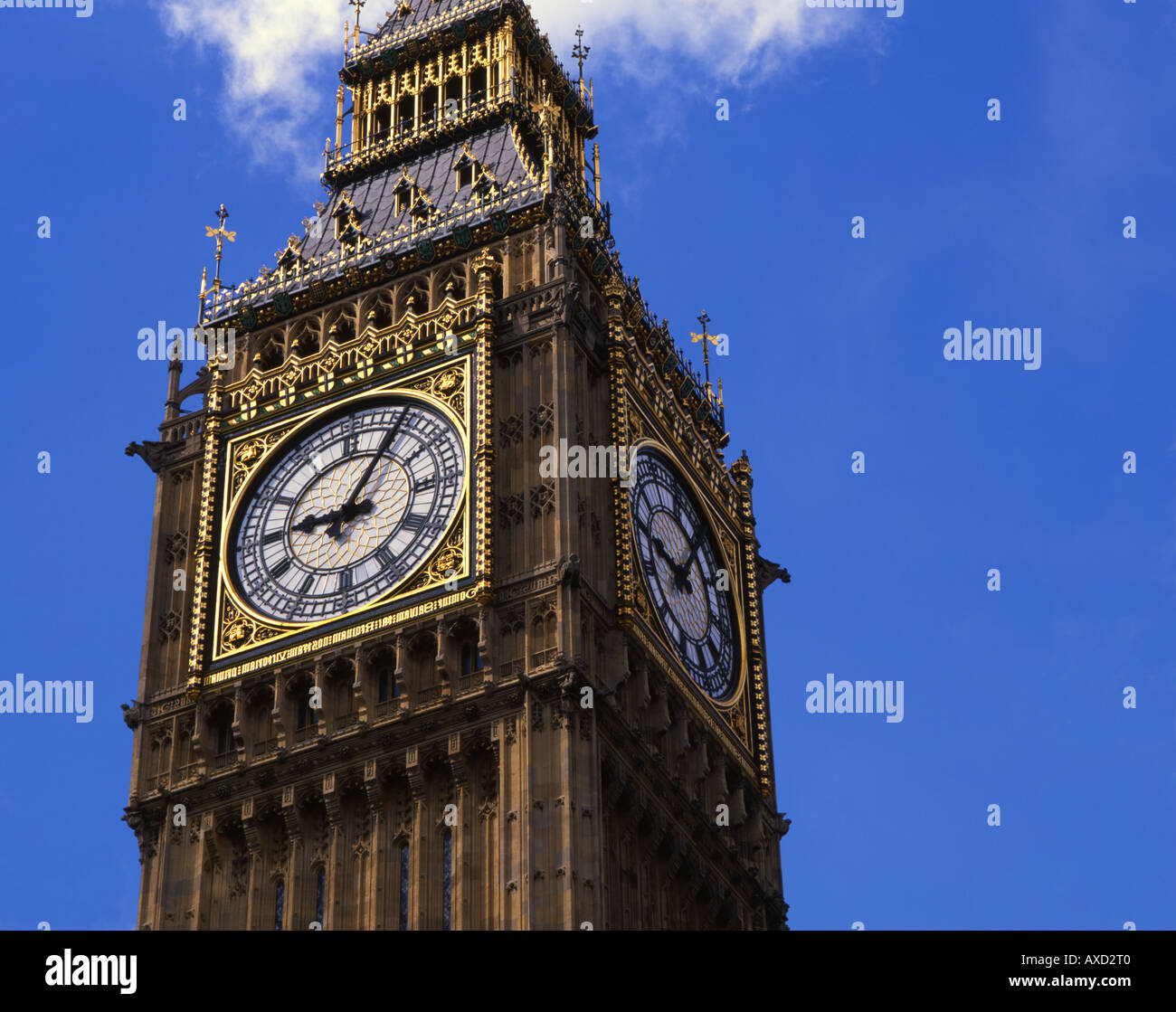The Clock Tower of the Palace of Westminster, commonly known as Big Ben ...