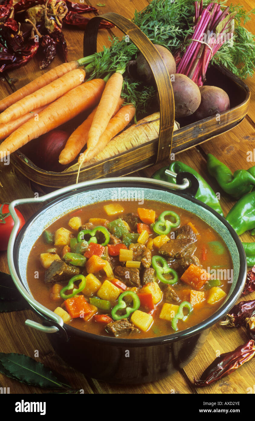 Hungary Food Goulash Stock Photo - Alamy