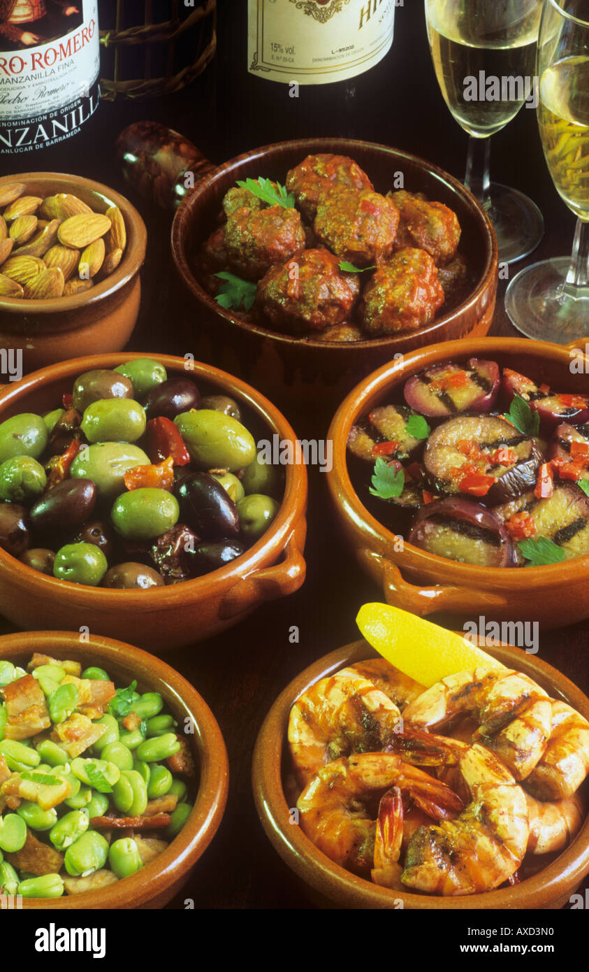 Spain food Tapas Stock Photo - Alamy