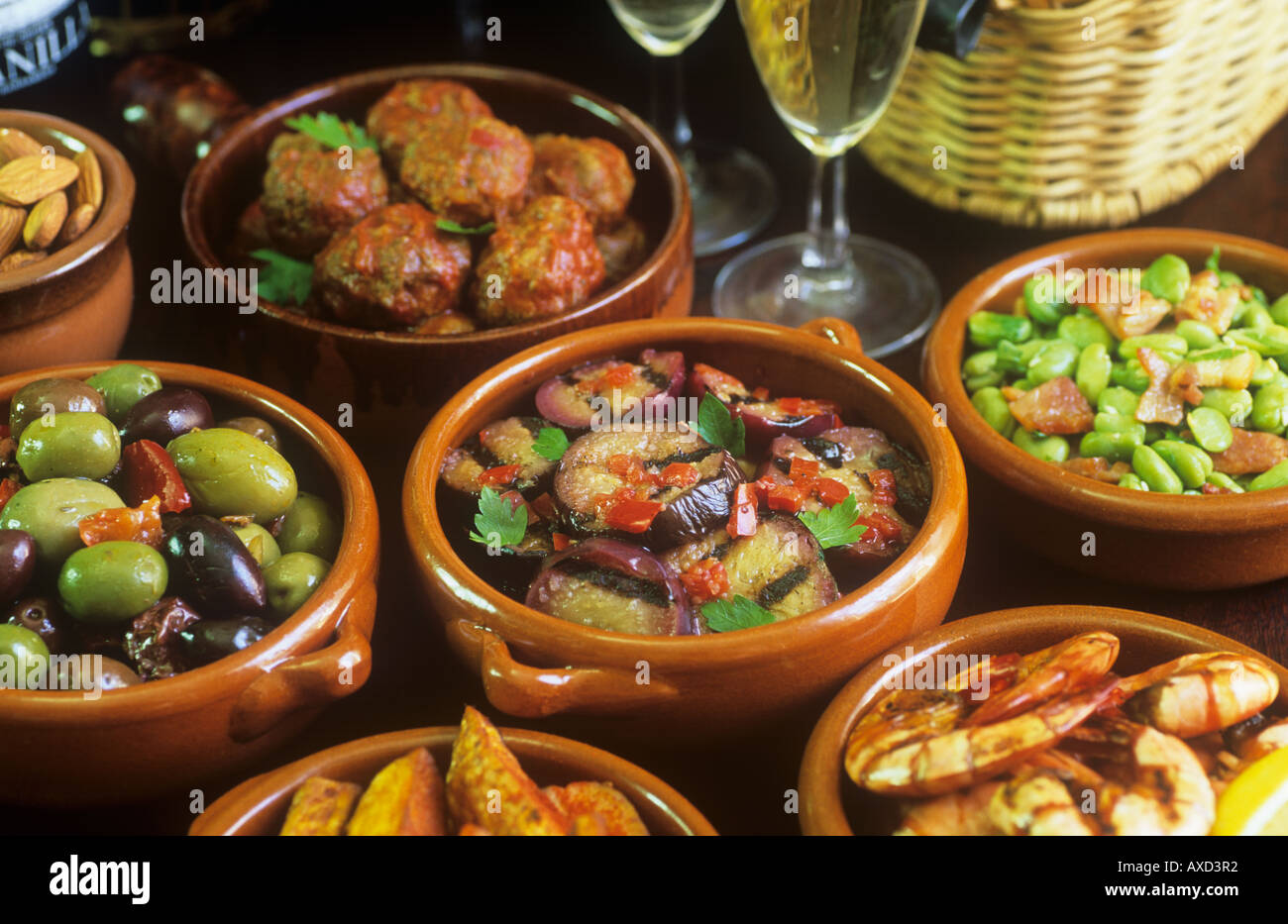 Spain food Tapas Stock Photo - Alamy