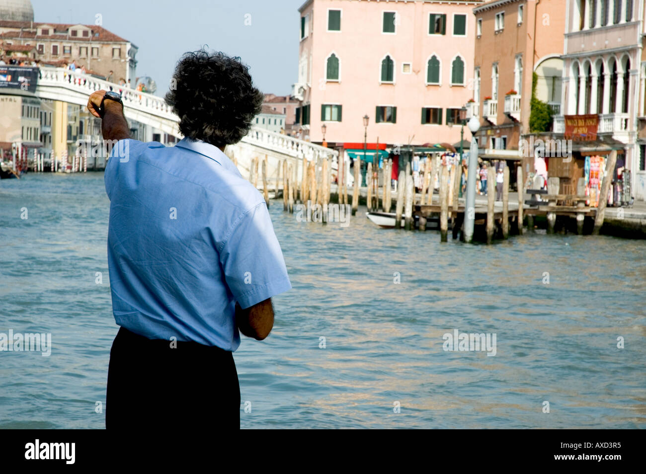 Venetian ferry man hi-res stock photography and images - Alamy