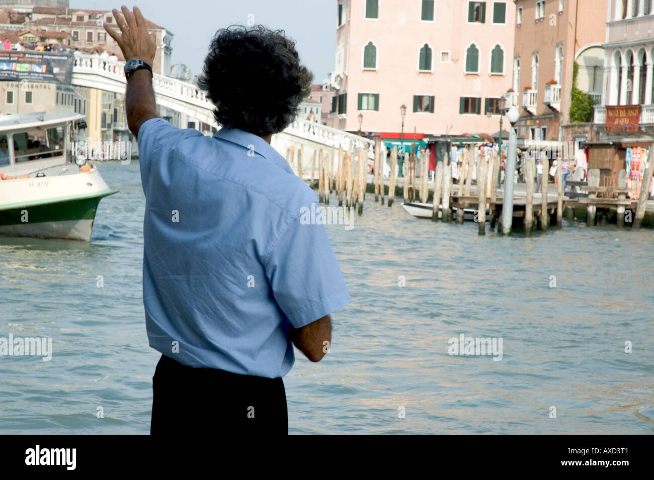 Venetian ferry man hi-res stock photography and images - Alamy