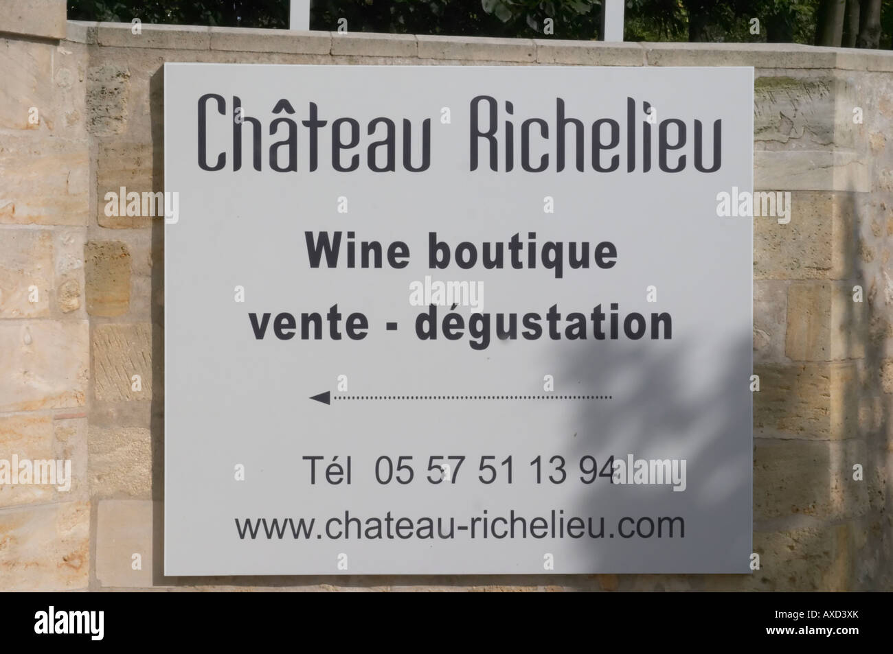 Chateau Richelieu, Fronsac, Bordeaux, France Stock Photo - Alamy