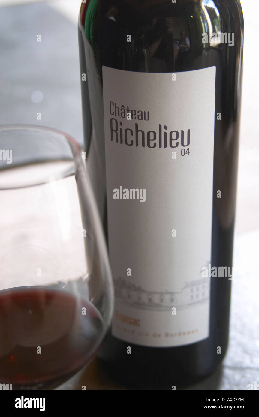 Chateau Richelieu, Fronsac, Bordeaux, France Stock Photo - Alamy