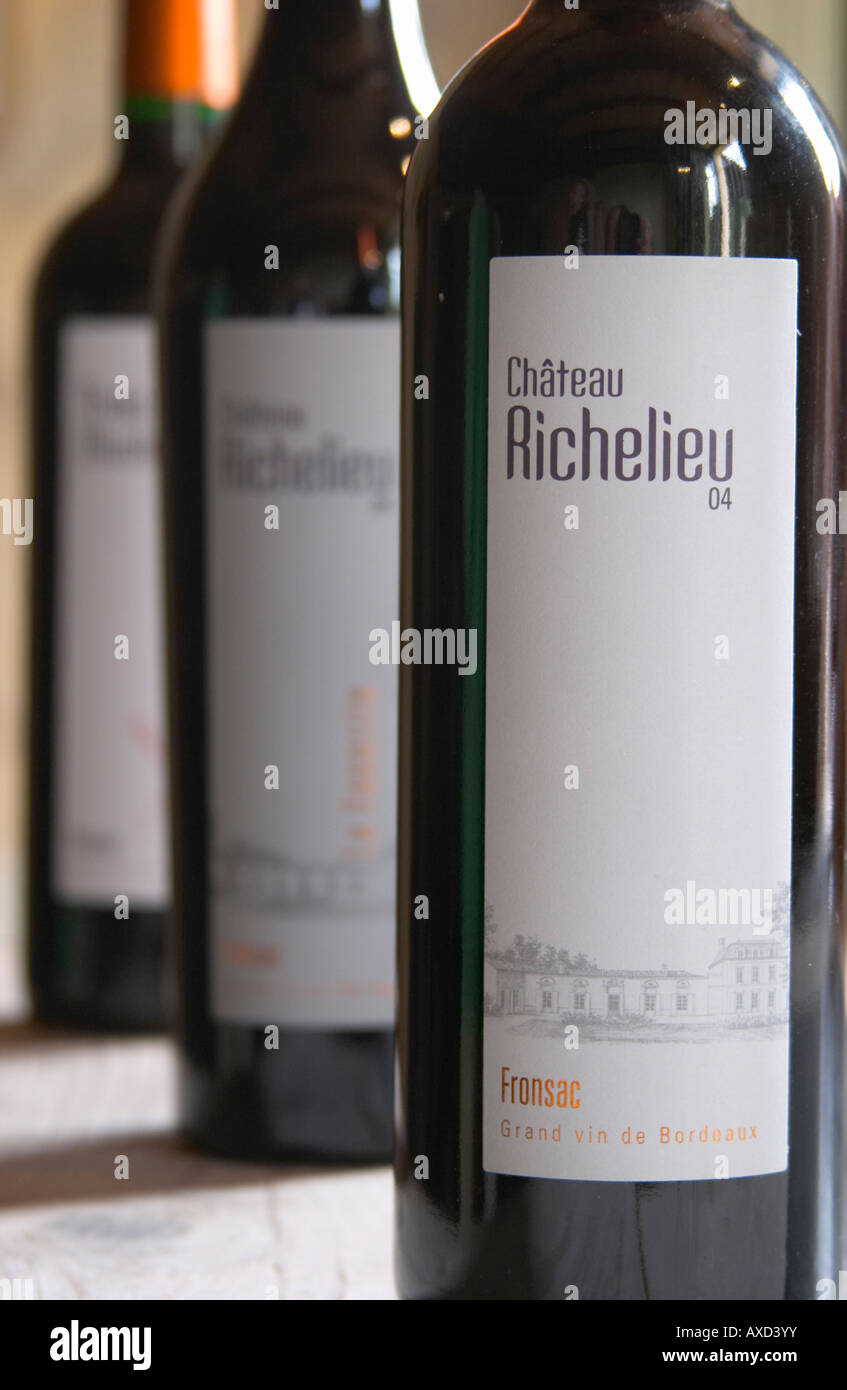 Chateau Richelieu, Fronsac, Bordeaux, France Stock Photo - Alamy