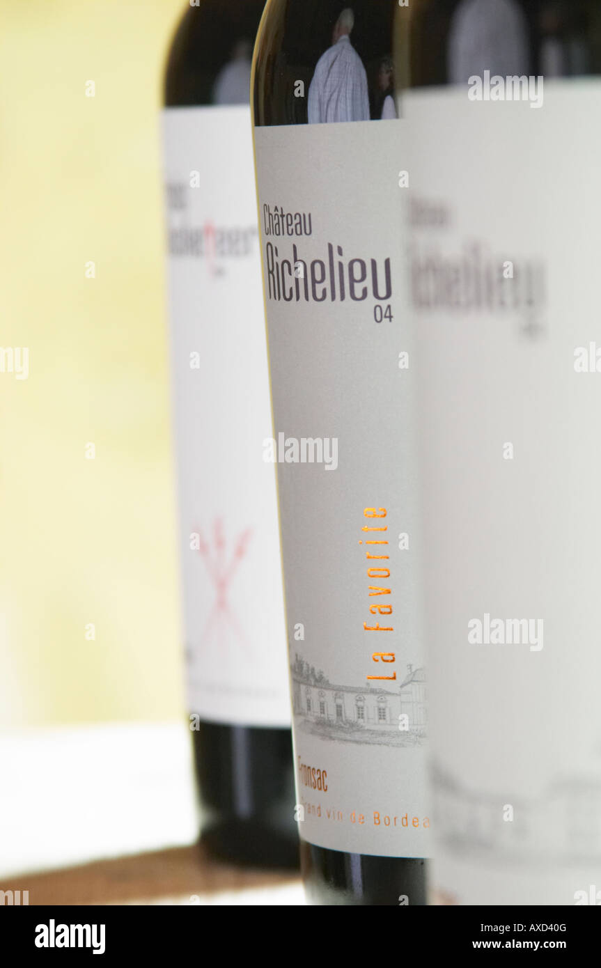 La Favorite. Chateau Richelieu, Fronsac, Bordeaux, France Stock Photo ...