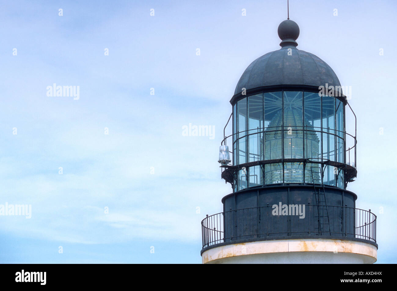 Lighthouse with an original fresnel lens Seguin Island Maine Stock ...