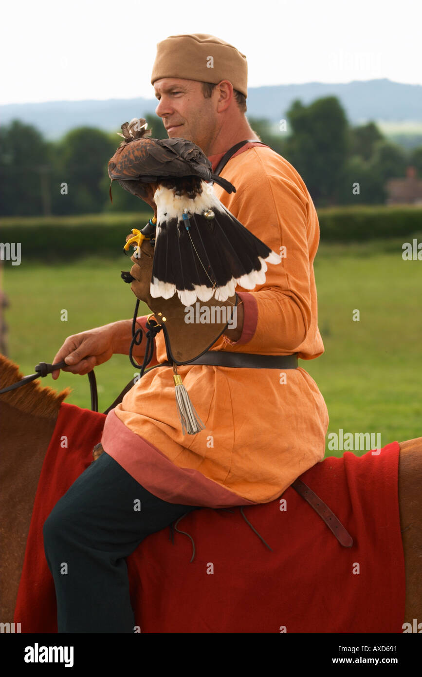 Members of Comitatus Raphael Falconry Roman Living History Wroxeter ...