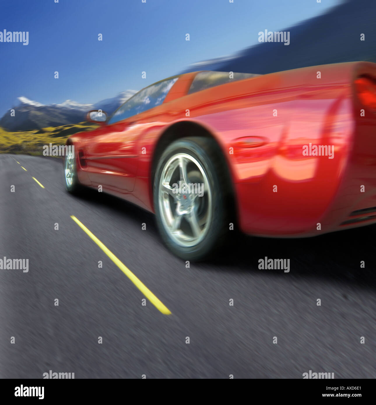 Green corvette hi-res stock photography and images - Alamy