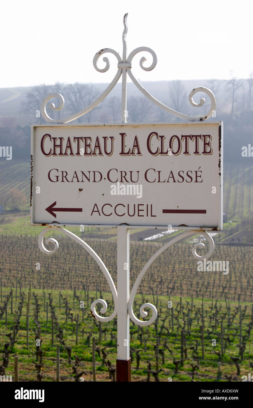 Vineyard. Chateau La Clotte Laclotte. Saint Emilion, Bordeaux, France ...