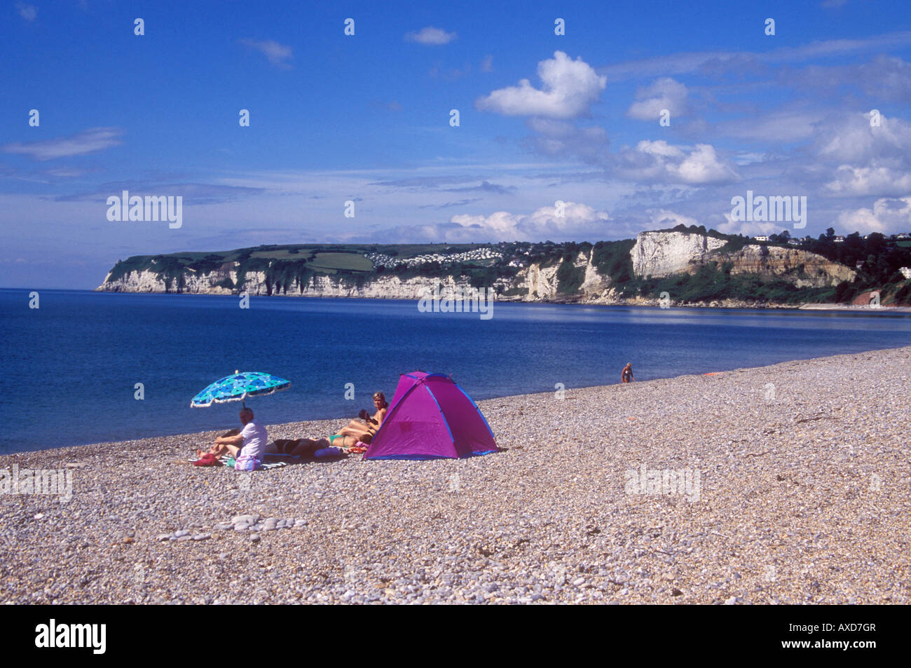 Beach seaton devon england hi-res stock photography and images - Alamy