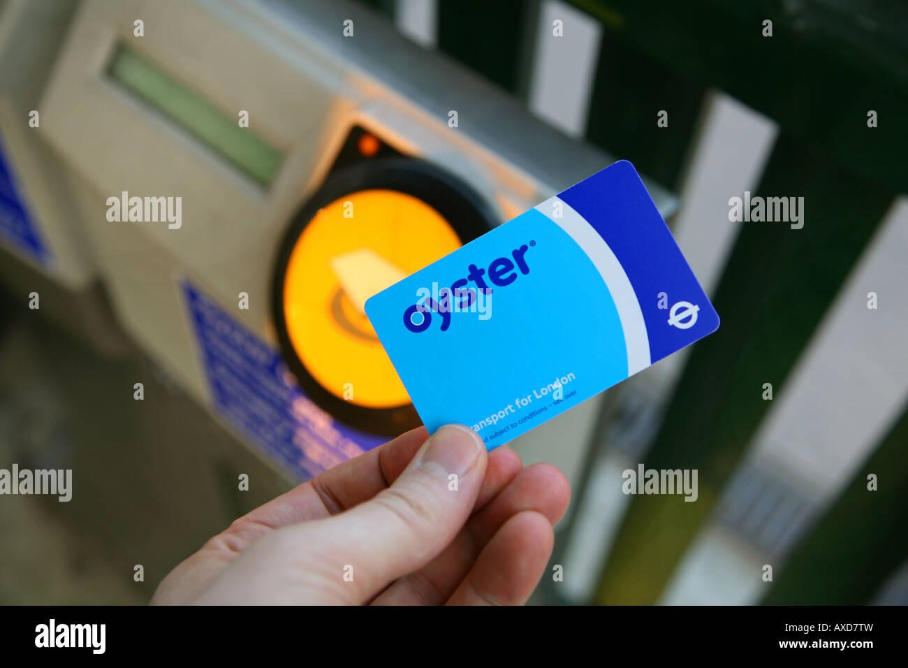 London underground oyster card Stock Photo - Alamy
