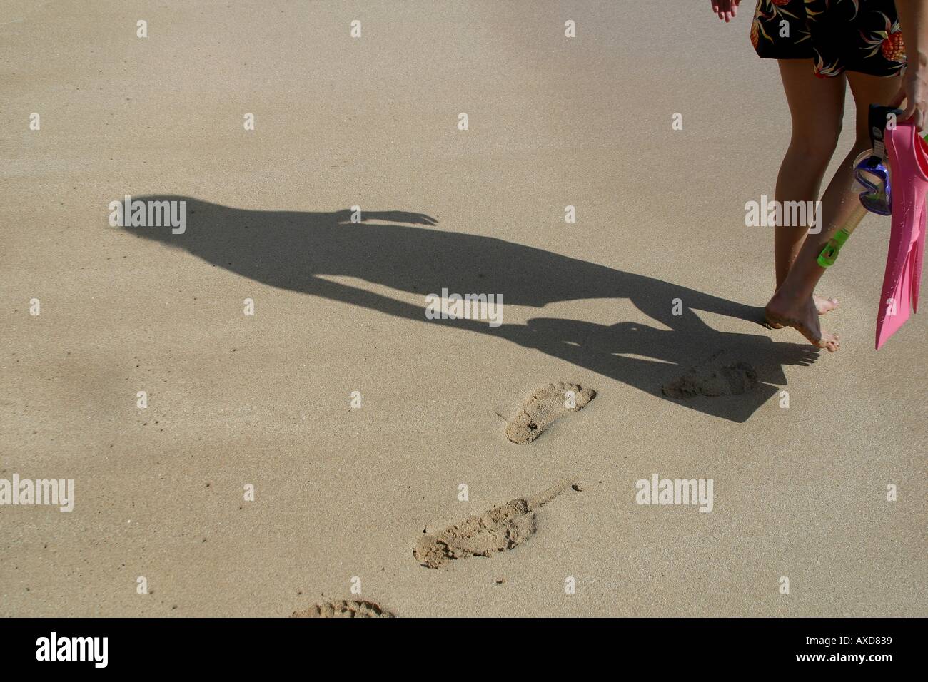 The shadow footprints and snorkel gear tell the story This girl MR is ...