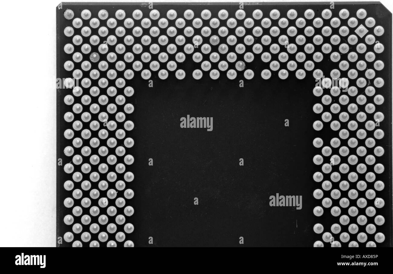 Intel processor close up Black and White Stock Photos & Images - Alamy
