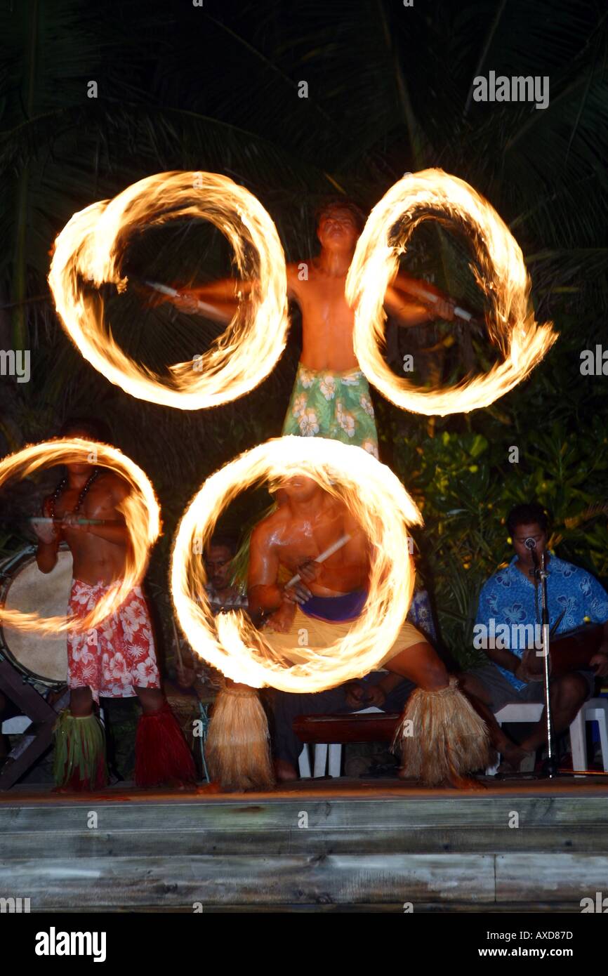 These fire dancers were part of a South Pacifc dance show put on at The ...