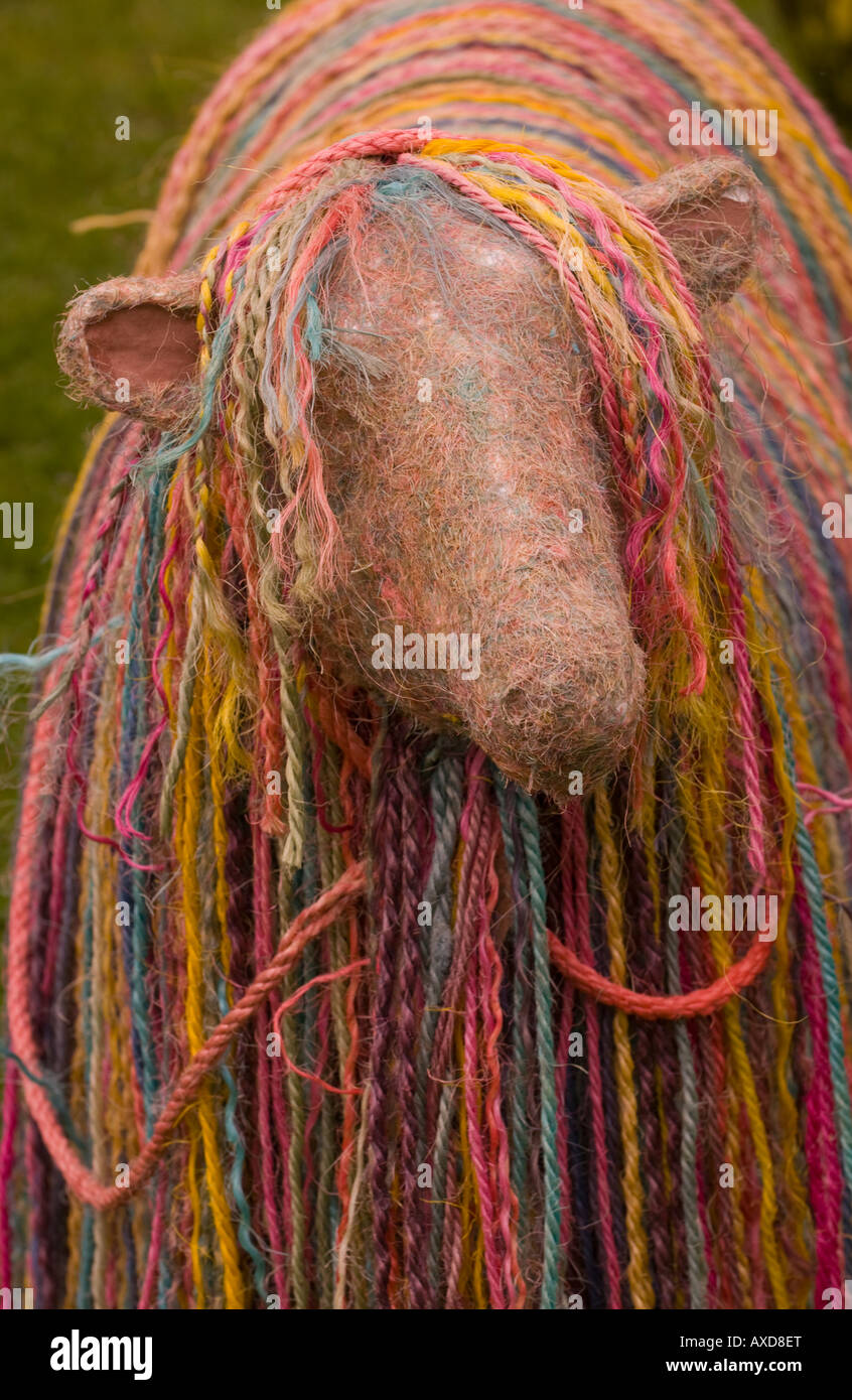 "Joseph" Sheepscape lifesize sheep art project on show at annual Newent ...