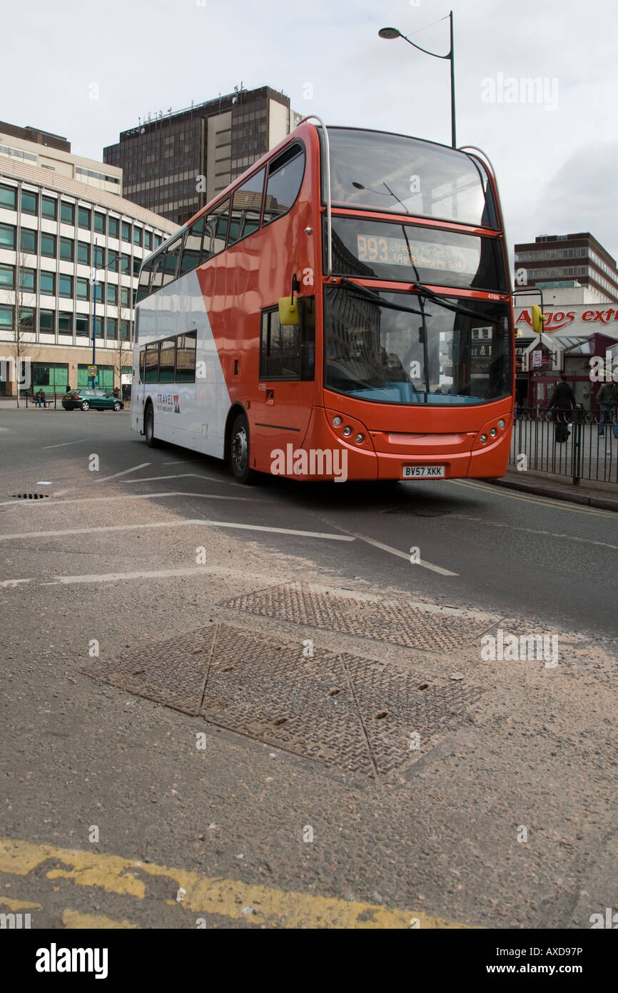 Travel West Midlands Bus. Birmingham City Centre Stock Photo - Alamy