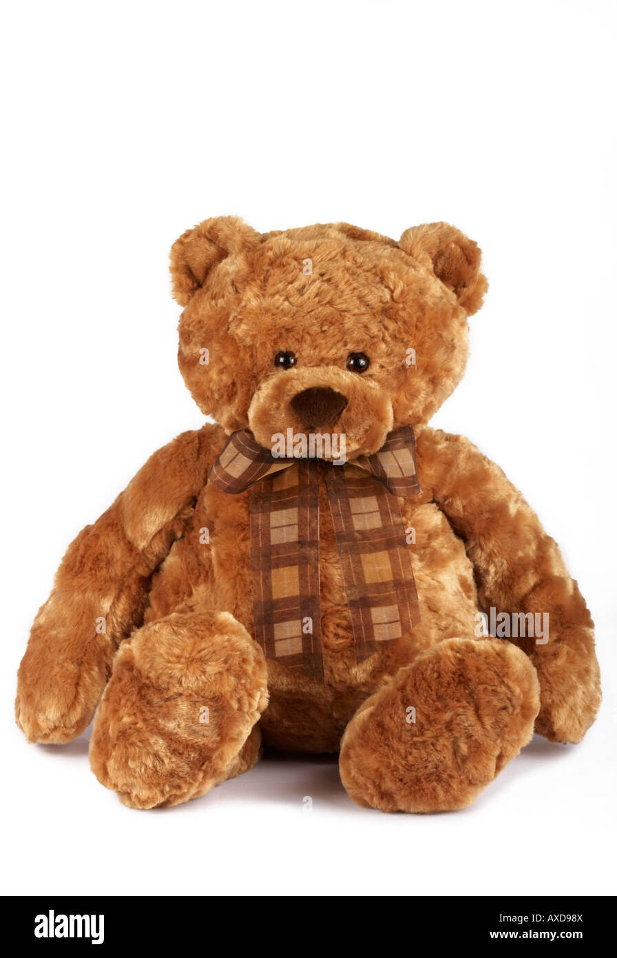 Sitting teddy Bear Stock Photo - Alamy