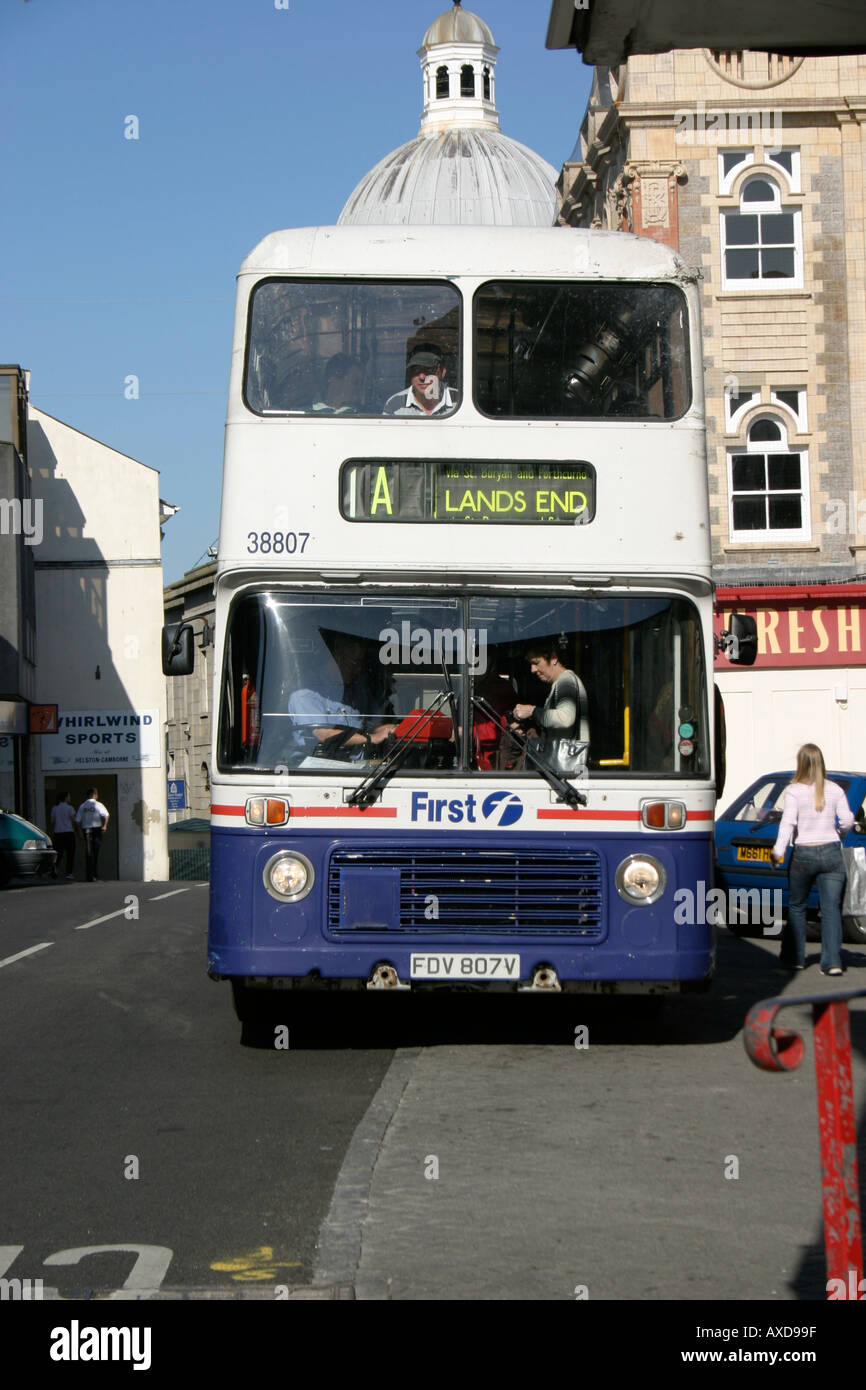 First bus double decker bus hi-res stock photography and images - Alamy