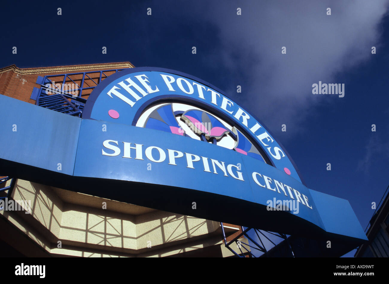 The Potteries Shopping Centre Entrance Stoke-on-Trent Stock Photo - Alamy