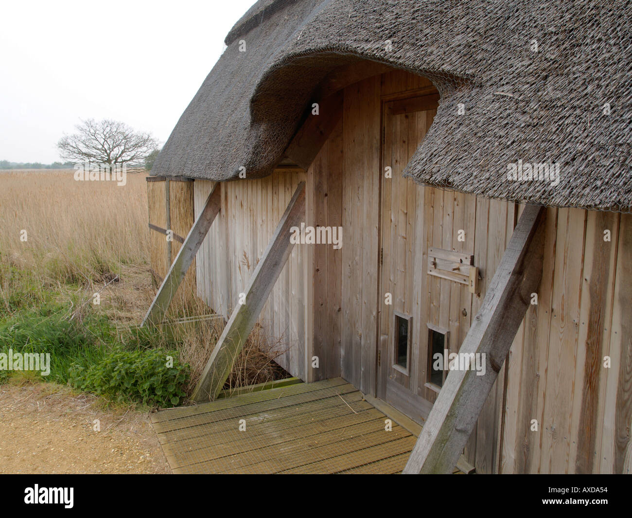 NORFOLK WILDLIFE TRUST HICKLING BROAD NATURE RESERVE EXTERIOR OF ...