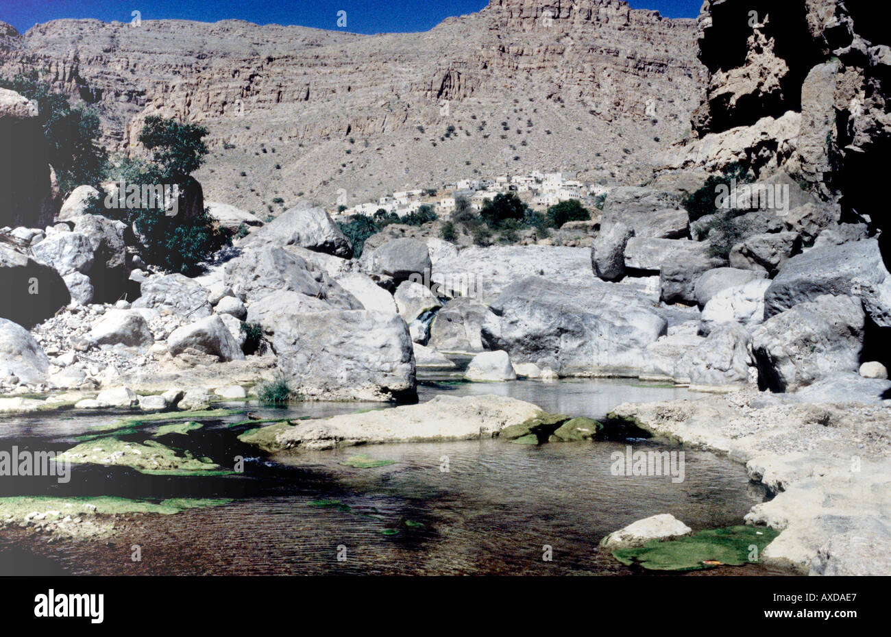 Rock Pool In Budhah In Sharqiya In Oman Stock Photo - Alamy