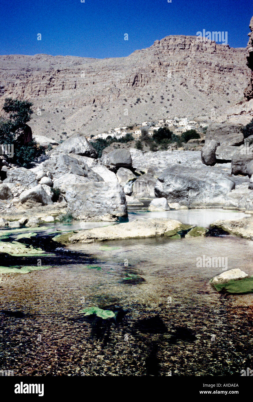 Rock Pool In Budhah In Sharqiya In Oman Stock Photo - Alamy