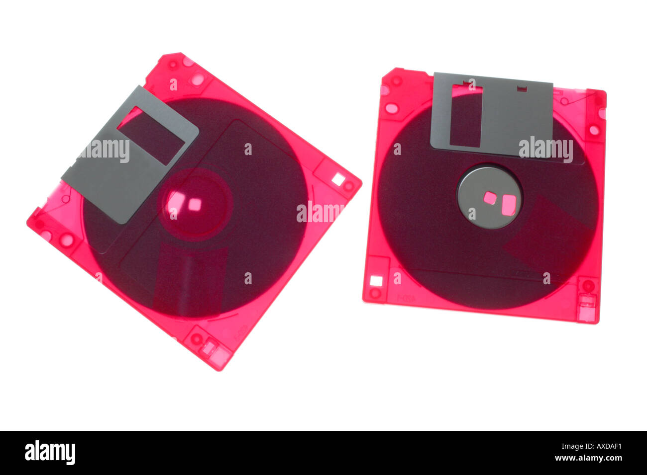 Red floppy disks Stock Photo - Alamy