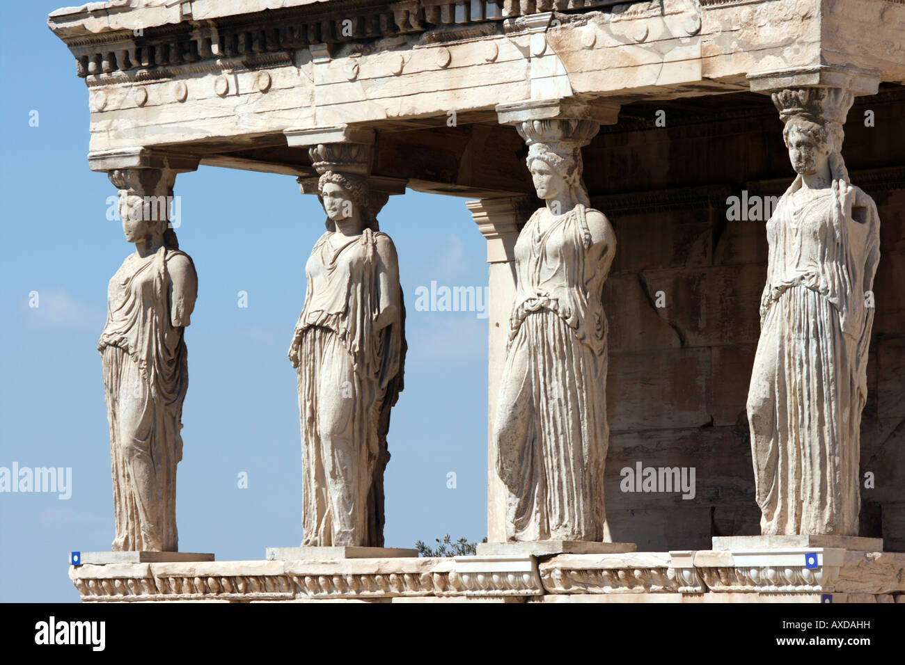 Caryatids erechtheum parthenon in greece hi-res stock photography and ...