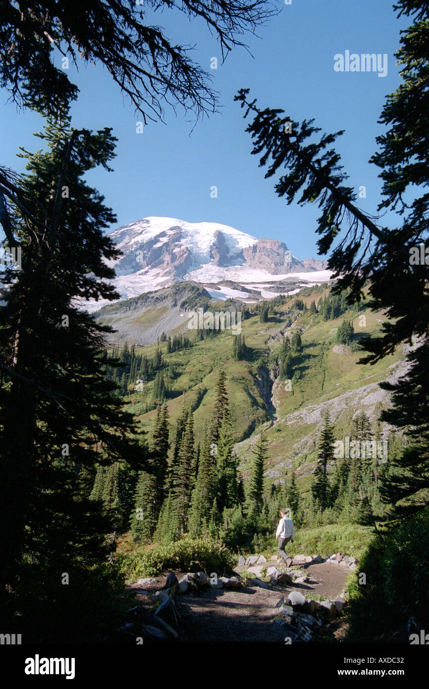 September 2000 Paradise Washington State USA The spectacular scenery ...