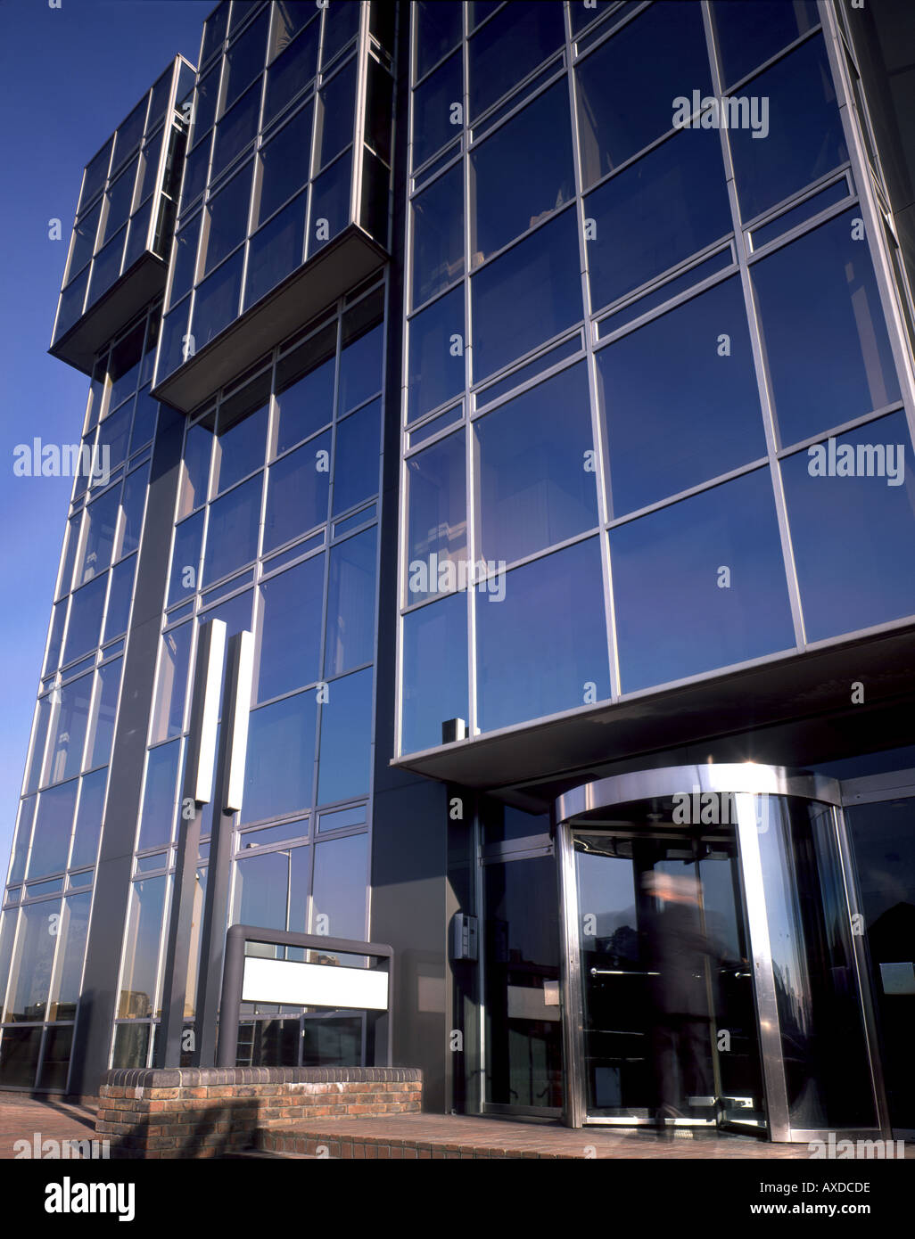 Man entering building blur hi-res stock photography and images - Alamy