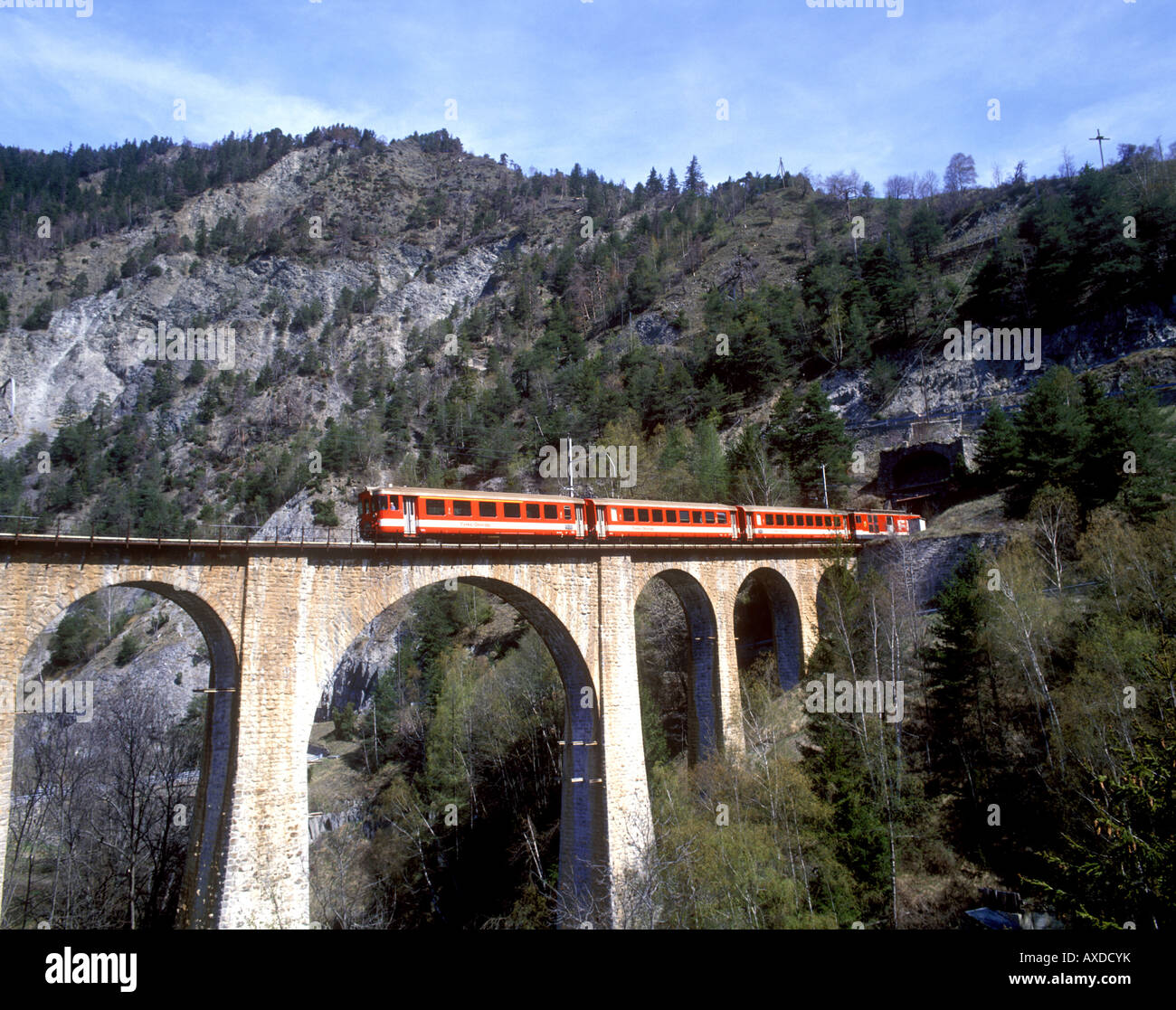 Bernese Oberland - The Glacier Express Stock Photo - Alamy