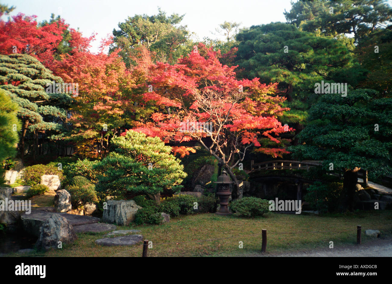 Traditional Japanese Garden Stock Photo - Alamy