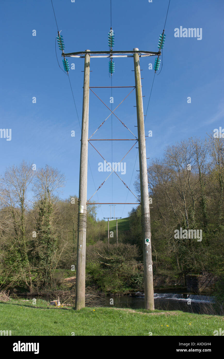Electricity pylon forming part of the national grid electricity ...