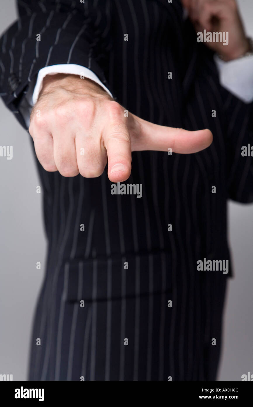 Man making hand gesture, pointing, close-up Stock Photo - Alamy Man making hand gesture, pointing, close-up Stock Photo - Alamy
