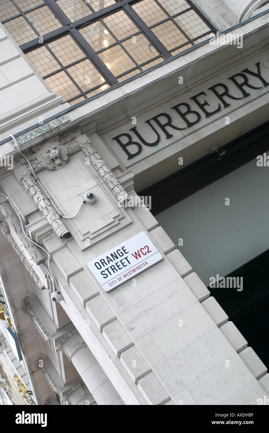 Burberry store london haymarket hi-res stock photography and images - Alamy