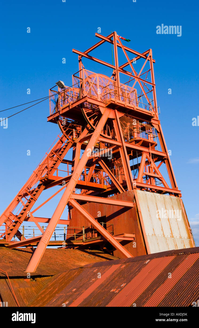 Pit head winding gear big pit hi-res stock photography and images - Alamy