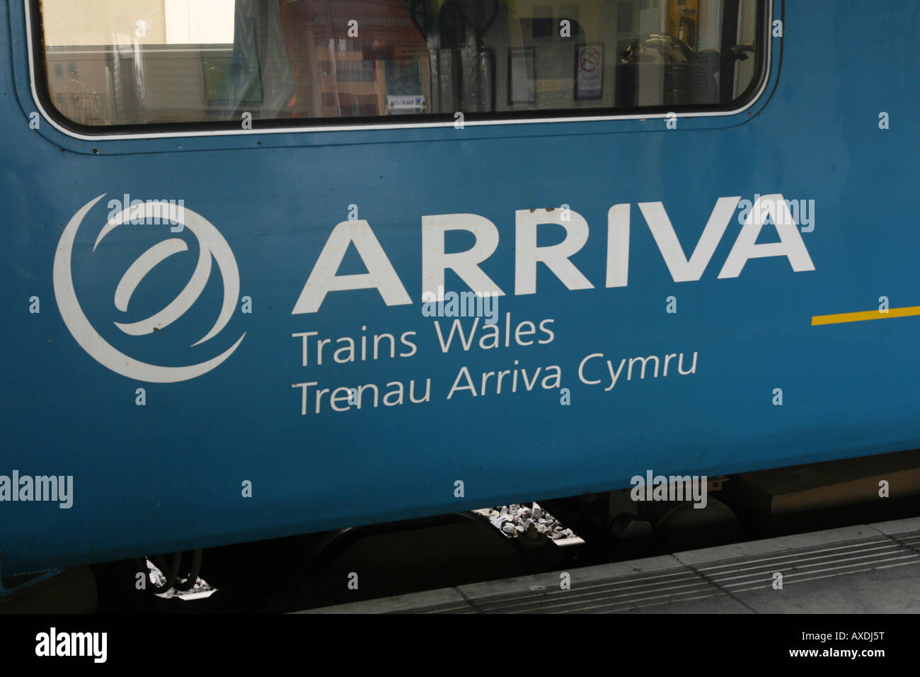 Arriva Trains Wales Logo on Passenger Train Stock Photo - Alamy