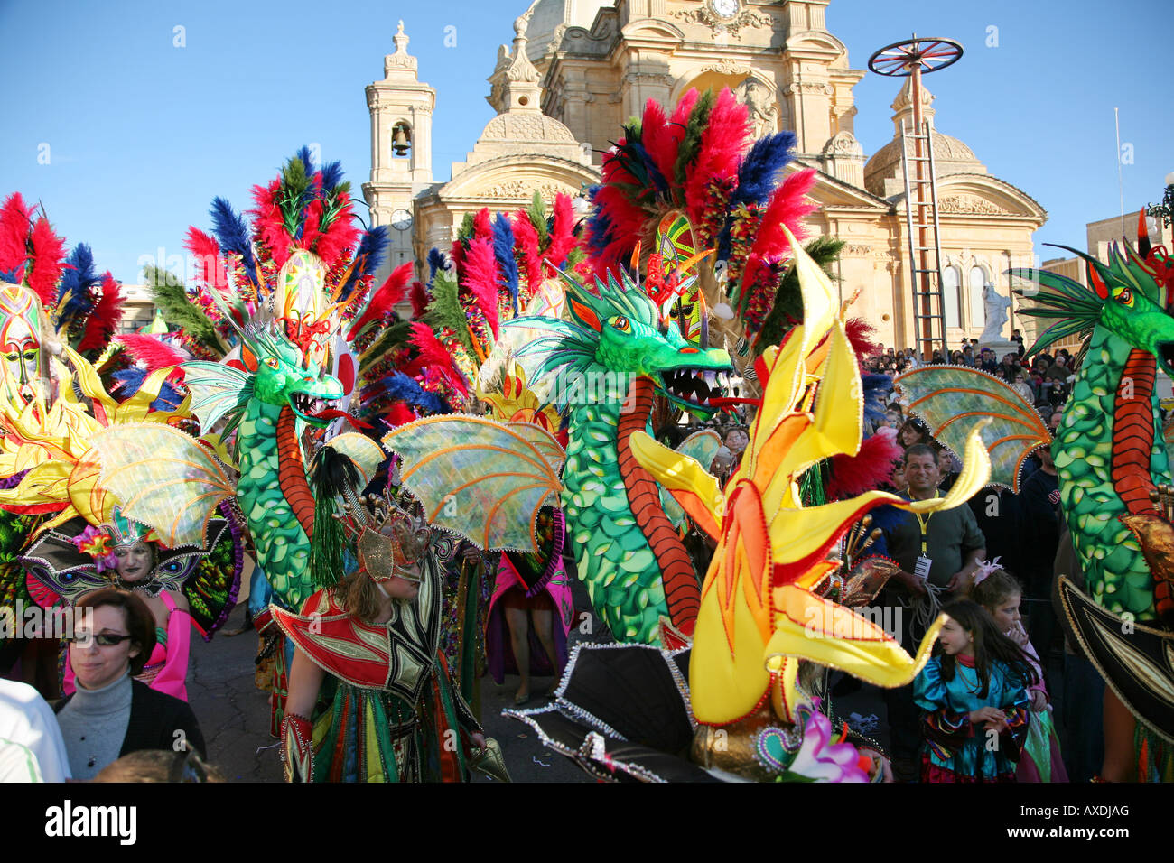 Malta Gozo carnival festival Stock Photo - Alamy