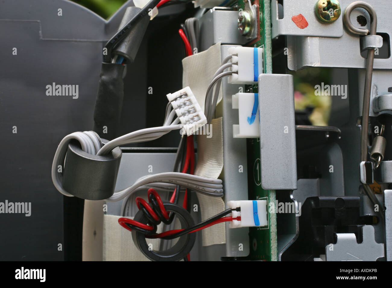 Tiny plugs as part of connection for electronic circuit board in ...