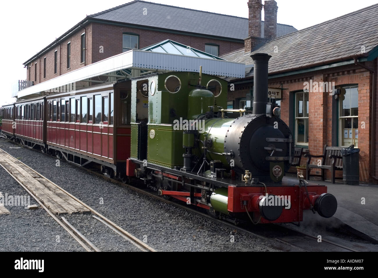 Talyllyn Railway - at Tywyn Station Stock Photo - Alamy