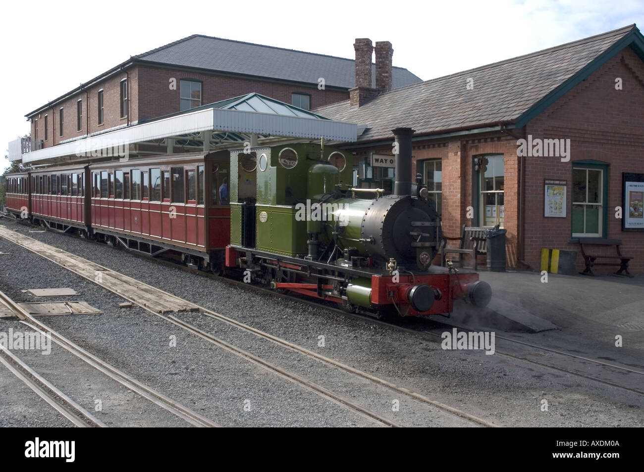 Talyllyn Railway - at Tywyn Station Stock Photo - Alamy