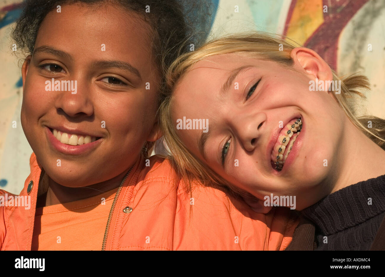 two girls 13 years old Stock Photo - Alamy